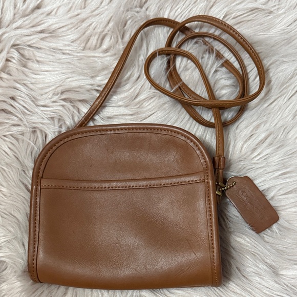 Coach | Bags | Coach No97 Vintage Abbie Brown Leather Crossbody Bag ...